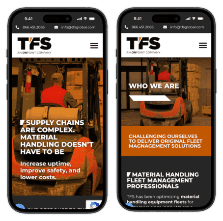 TFS Website Redesign | FocustApps LLC