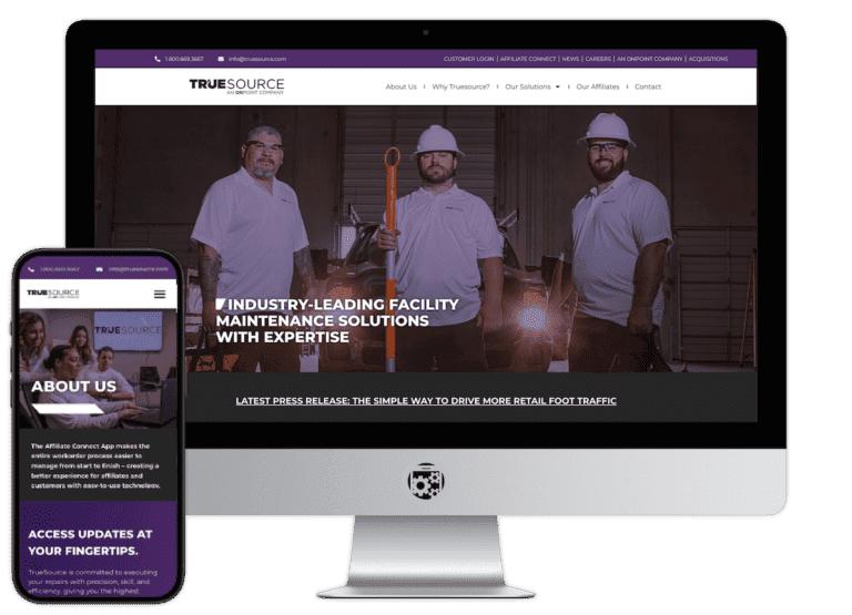 TrueSource Website Redesign | FocustApps LLC