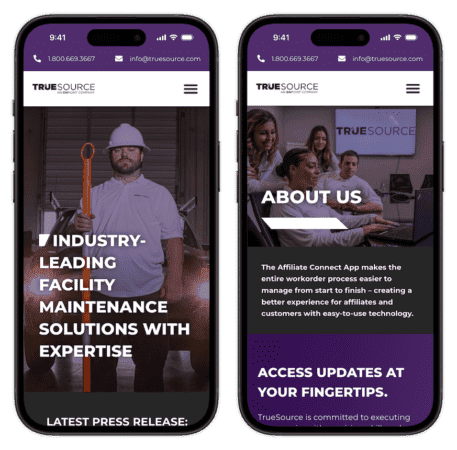 TrueSource Website Redesign | FocustApps LLC