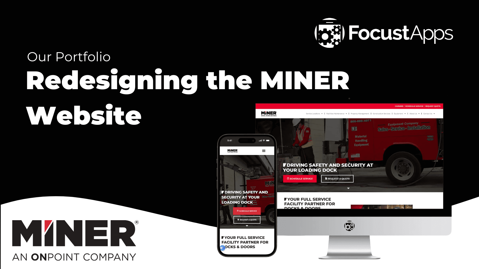 MINER Website Redesign | FocustApps LLC